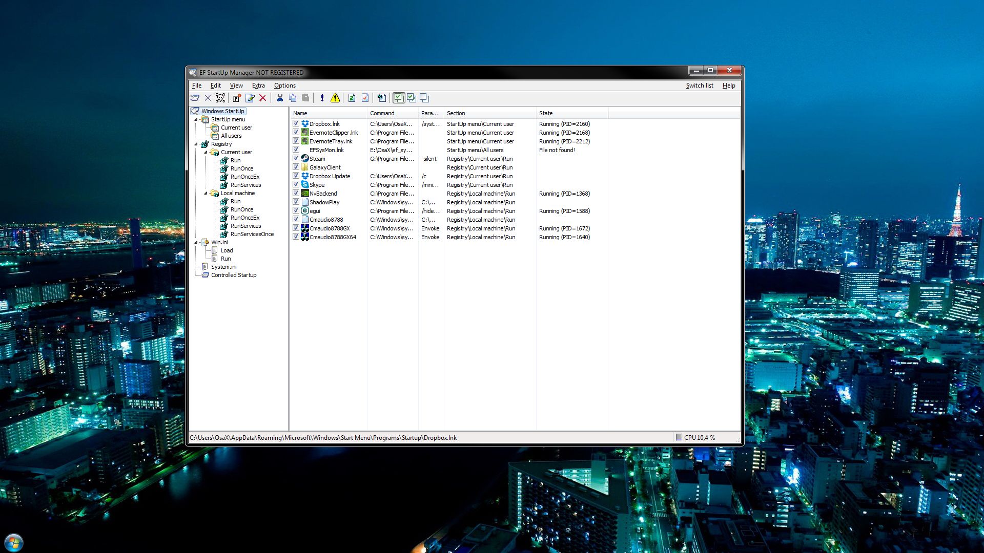 EF StartUp Manager 25.04 - dobreprogramy