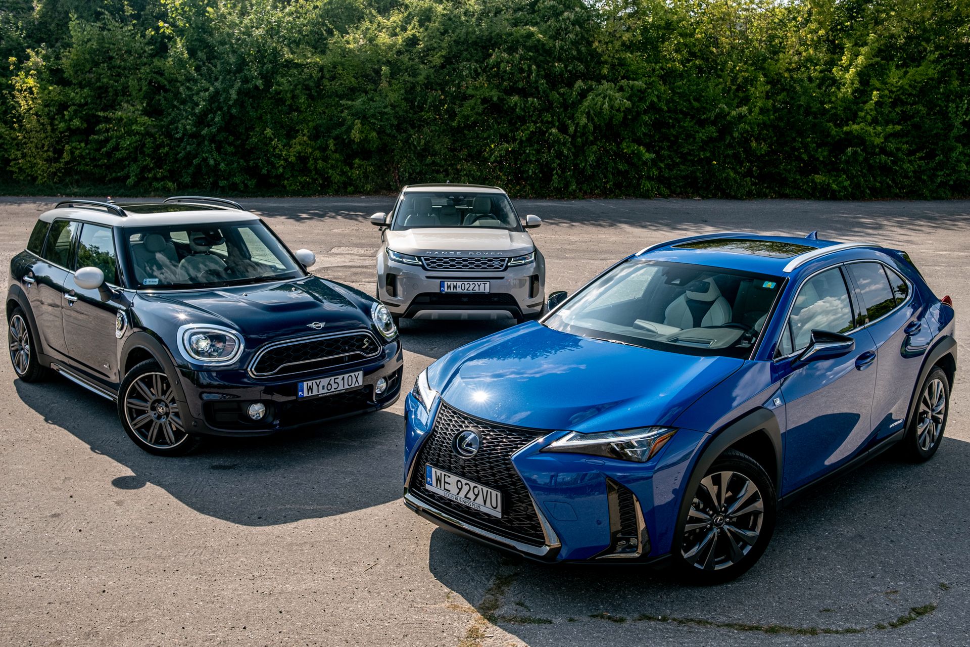 Lexus UX, Mini Countryman i Range Rover Evoque: porównanie hybryd ...