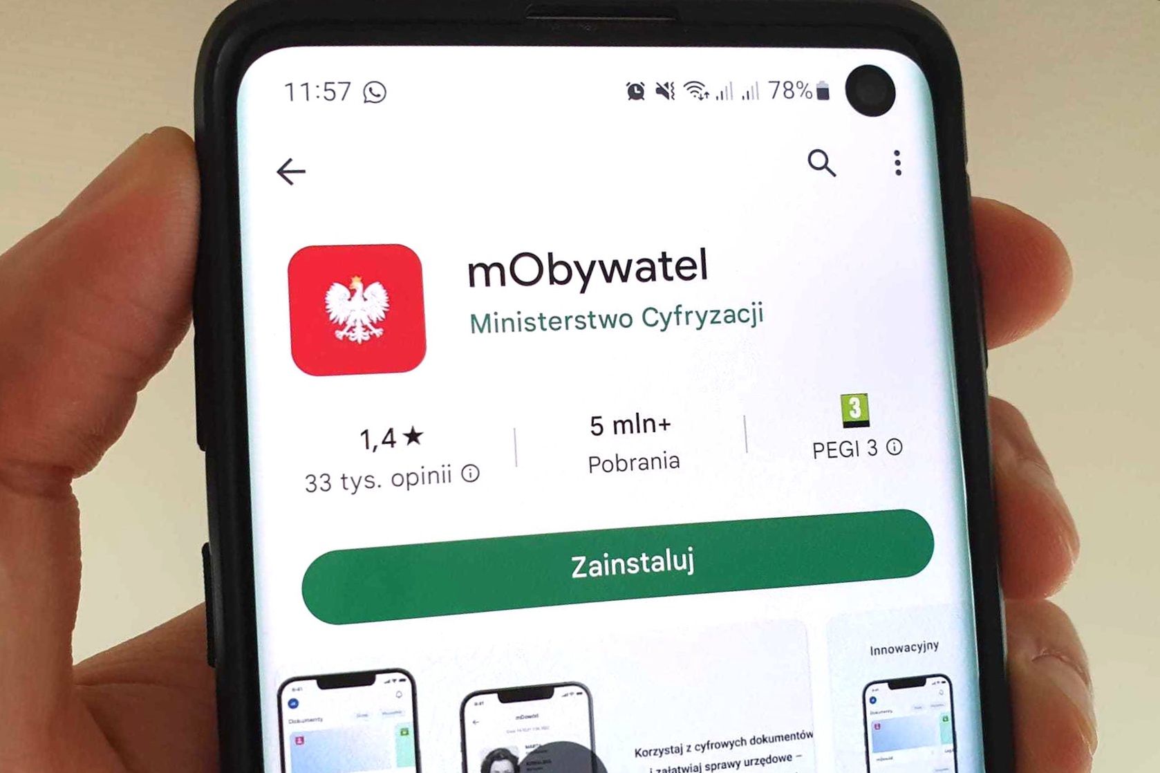 Legitymacja emeryta-rencisty w mObywatelu. Pobrało 760 tys. osób