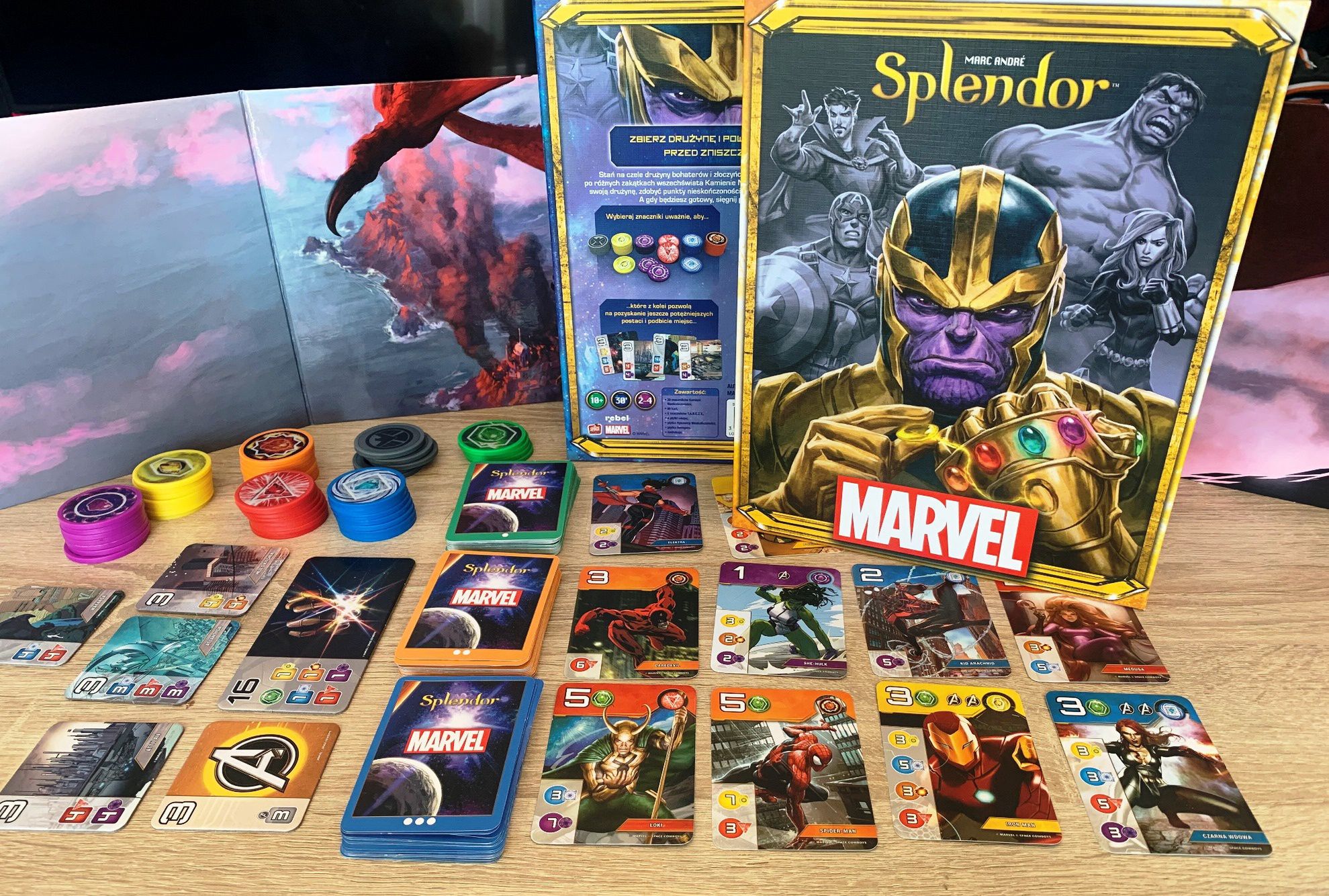Splendor Marvel - uzależniający klasyk przyprawiony szczyptą komiksu ...
