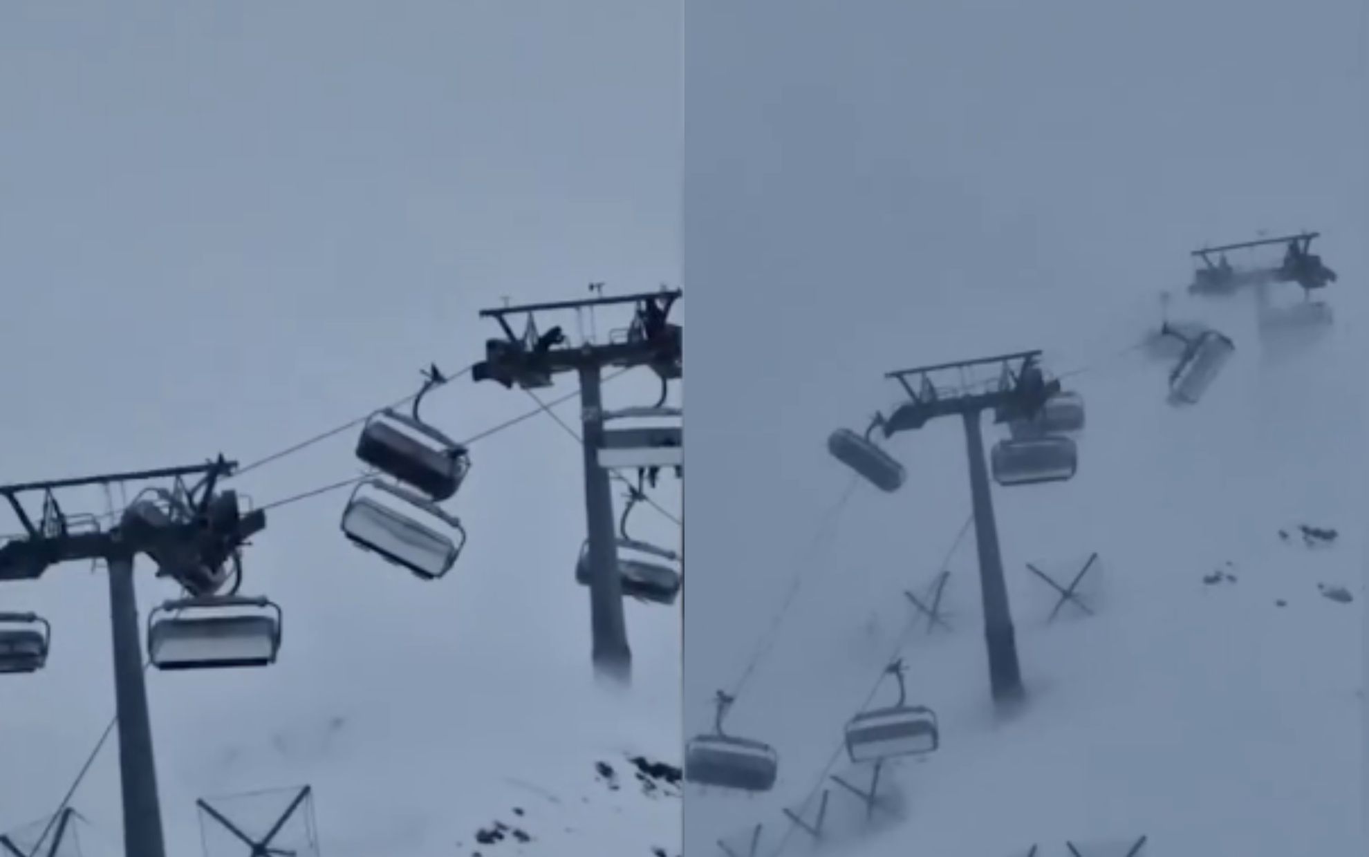 Alpine chairlift scare in Italy as winds hit 100 km/h, amidst Easter ...