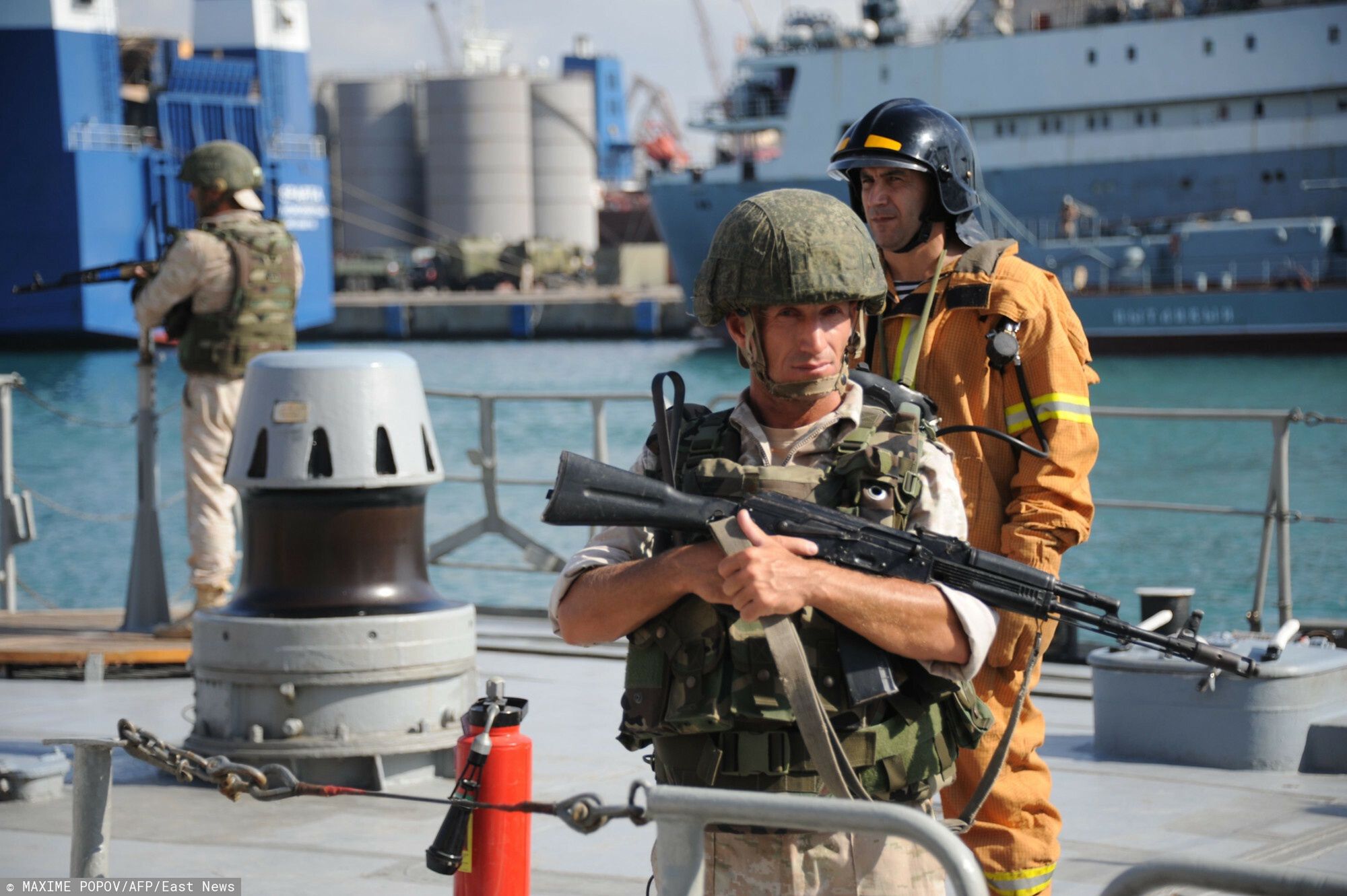 Russian cargo ship sinks in mystery explosion; crew rescued