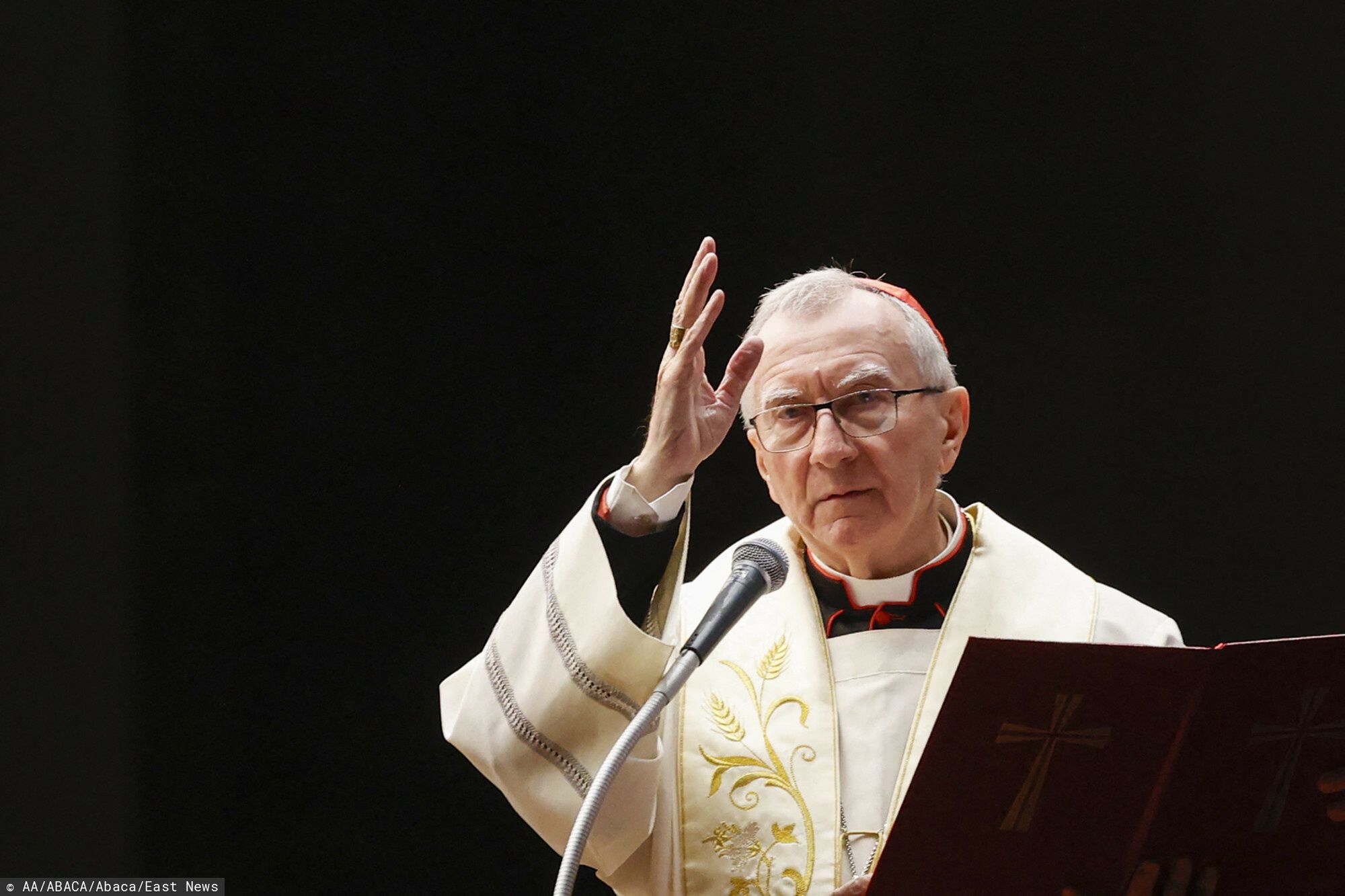 Cardinal parolin defends Ukraine's right to self-defence