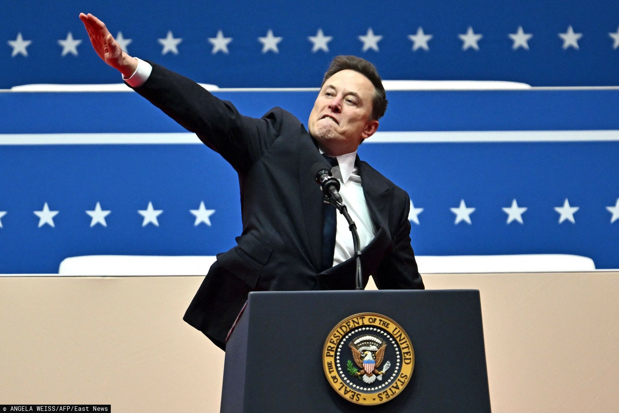 Musk gesture at Trump event sparks far-right controversy Musk gesture at Trump event sparks far-right controversy