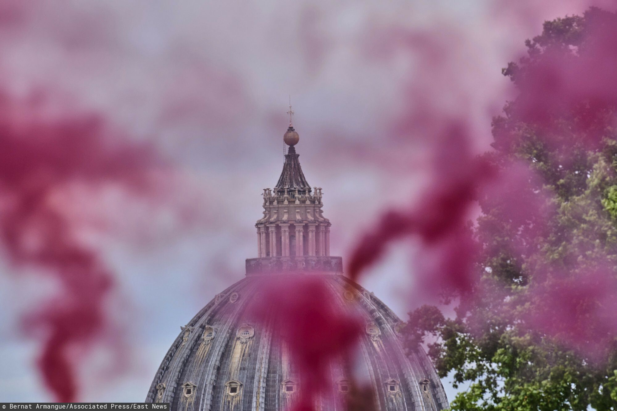 Pink smoke signals call for gender equality at the Vatican