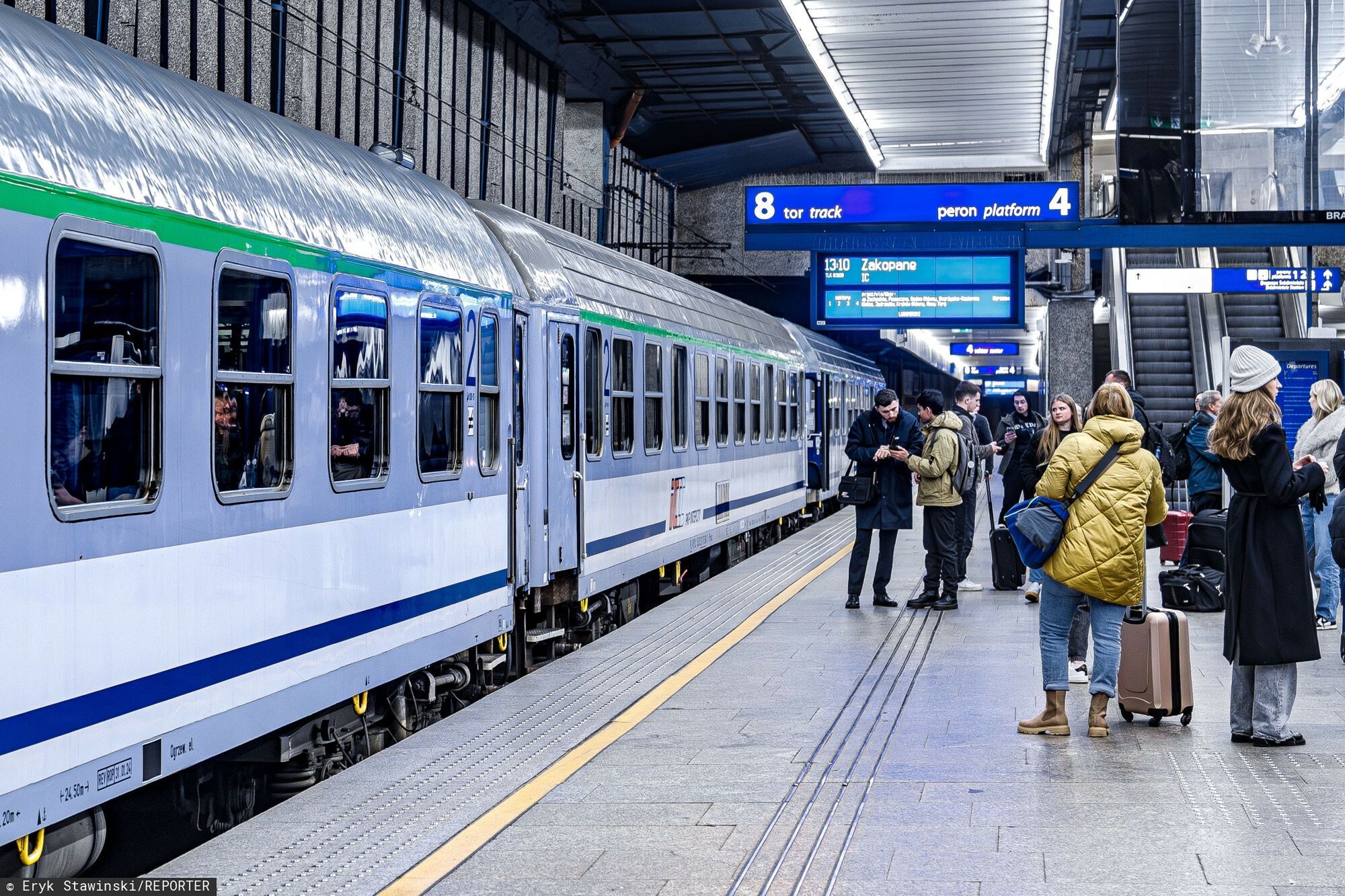 Awaria na stacji Warszawa Centralna. Błąd pracownika kolei