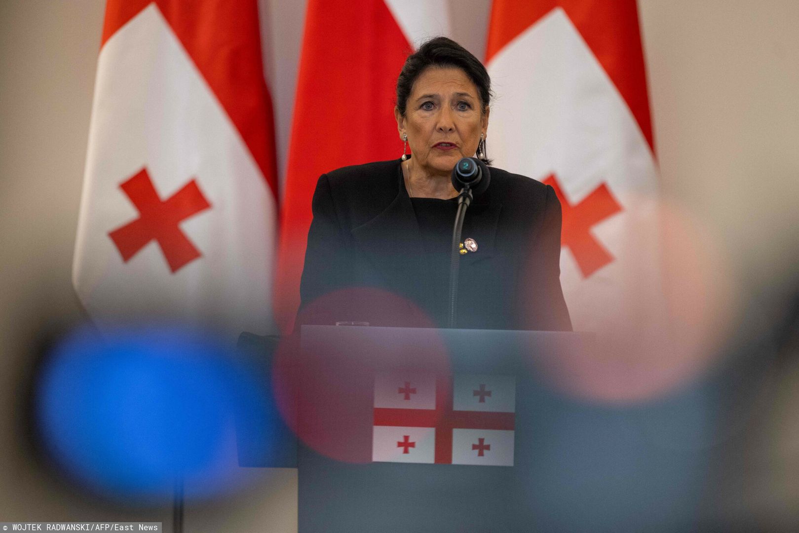 Georgian president and opposition reject election results Georgian president and opposition reject election results