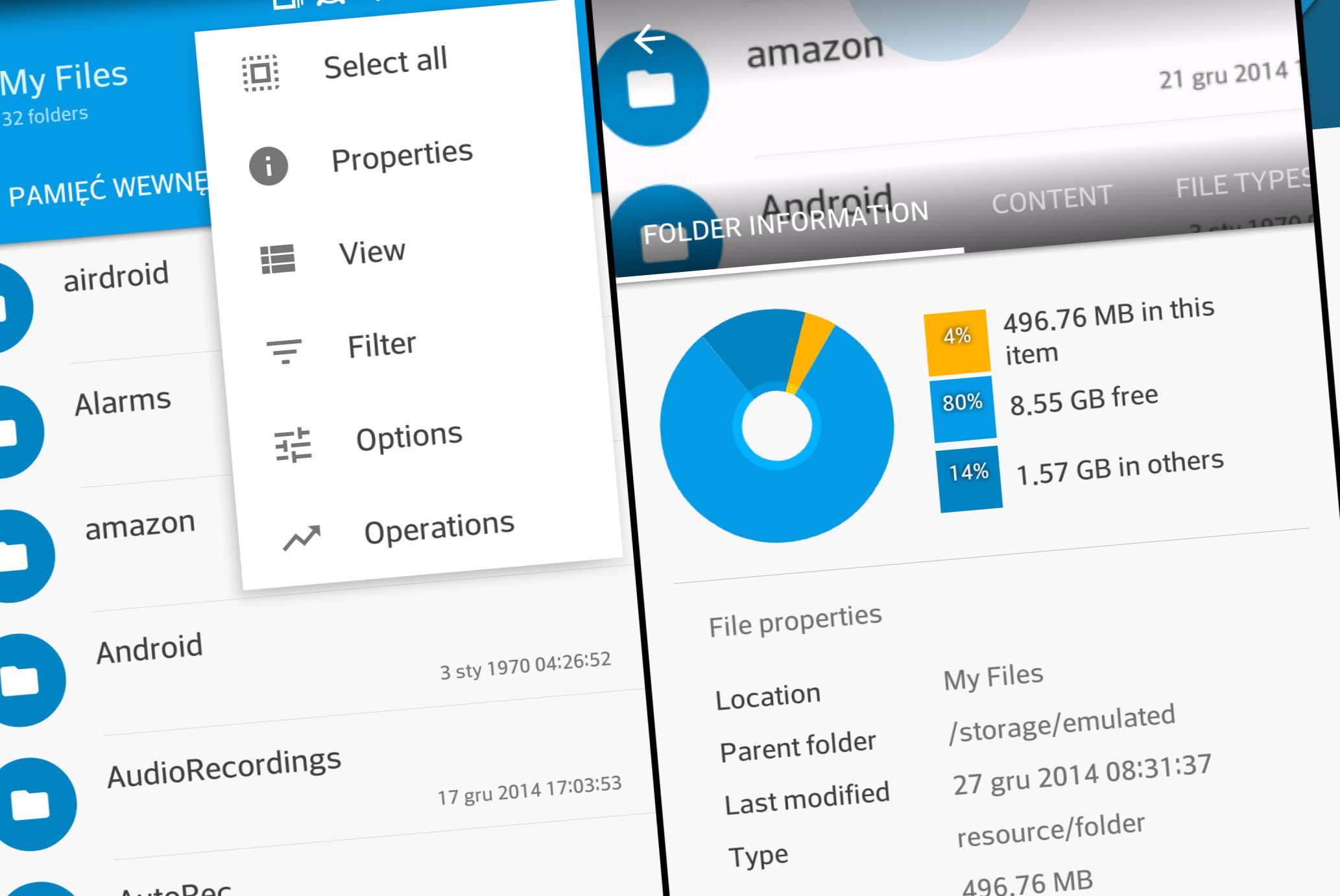 Polski menadżer plików Solid Explorer przechodzi na Material Design