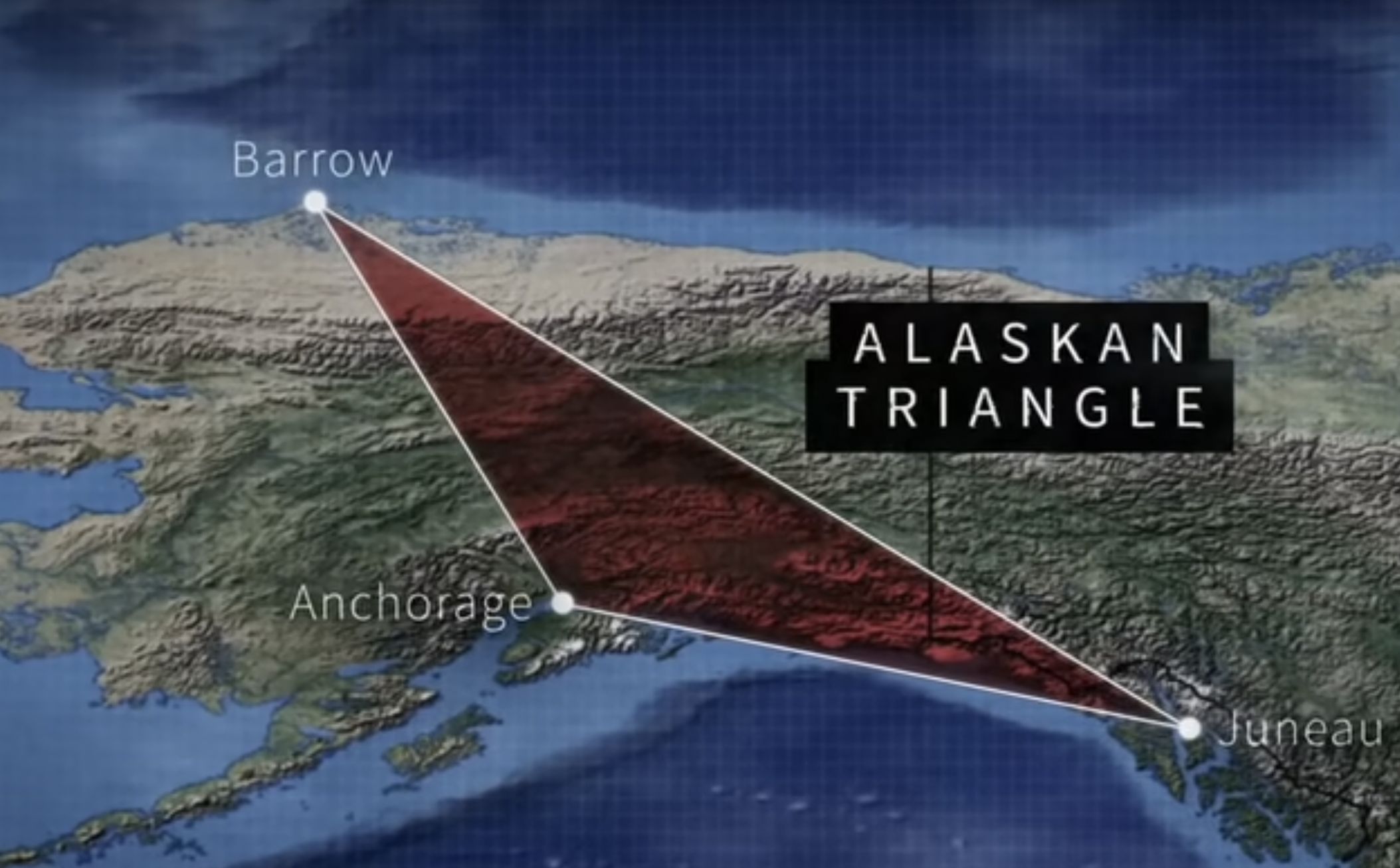 Mysterious triangle in Alaska. Nearly 20 thousand people have ...