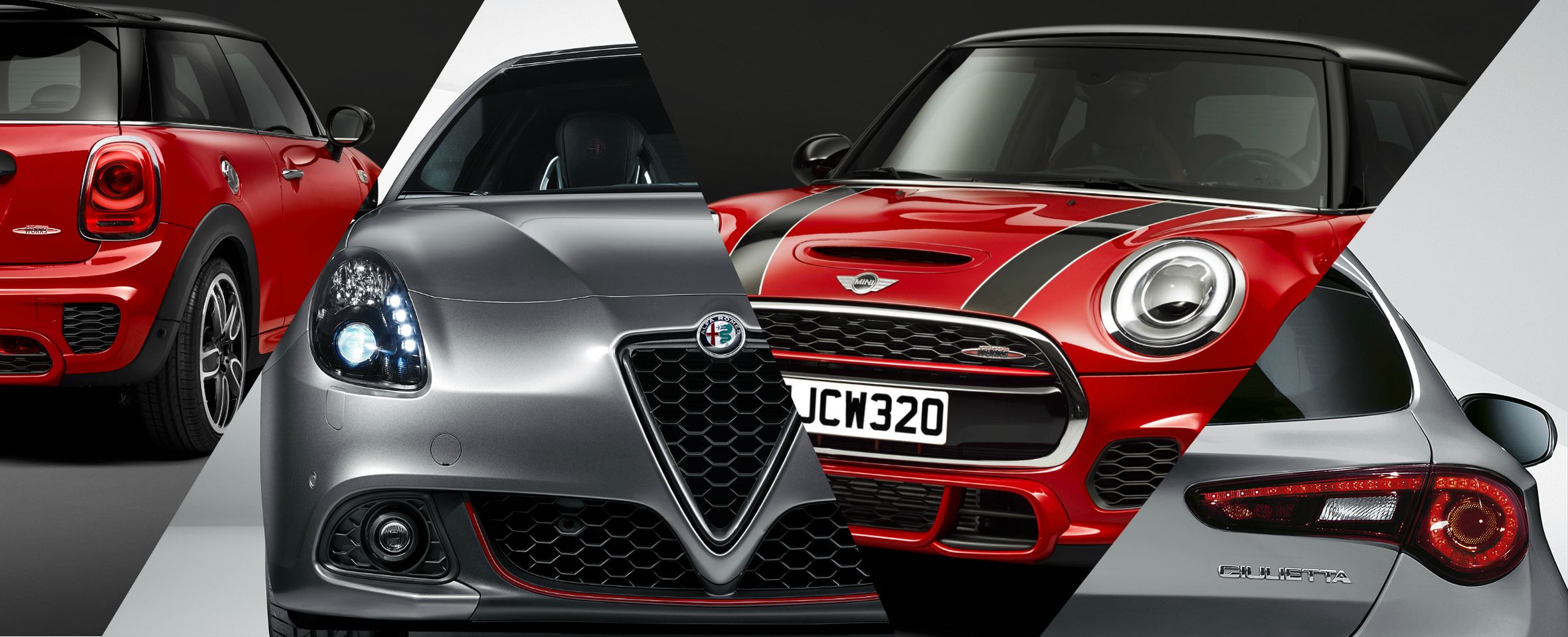 Puchar hot hatchów: Mini John Cooper Works vs Alfa Romeo Giulietta ...