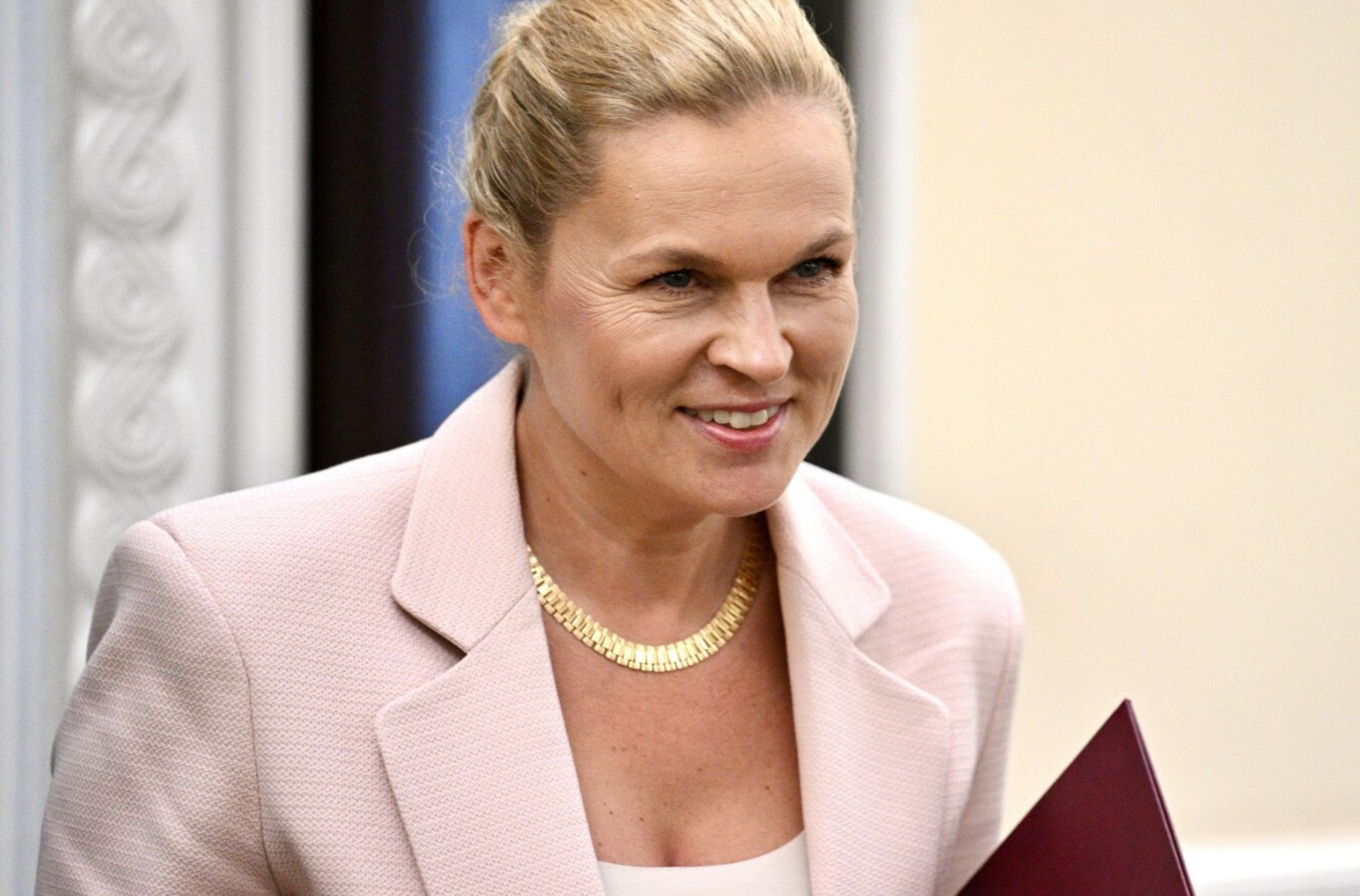 Już tak nie wygląda. Odmieniona Nowacka na konferencji