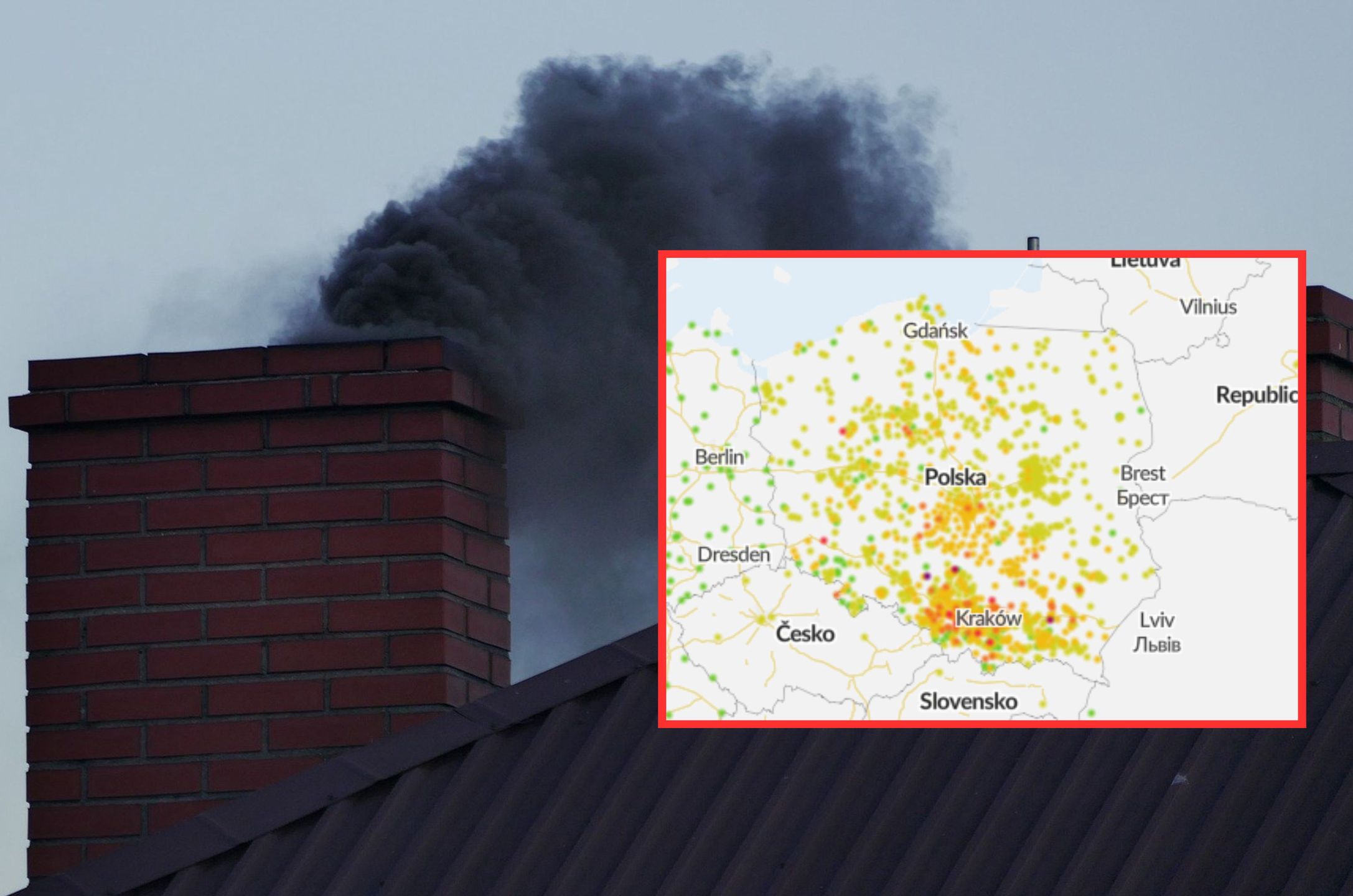 Smog w Polsce. Stan jakości powietrza 16 lutego 2024. Tu sytuacja jest najgorsza