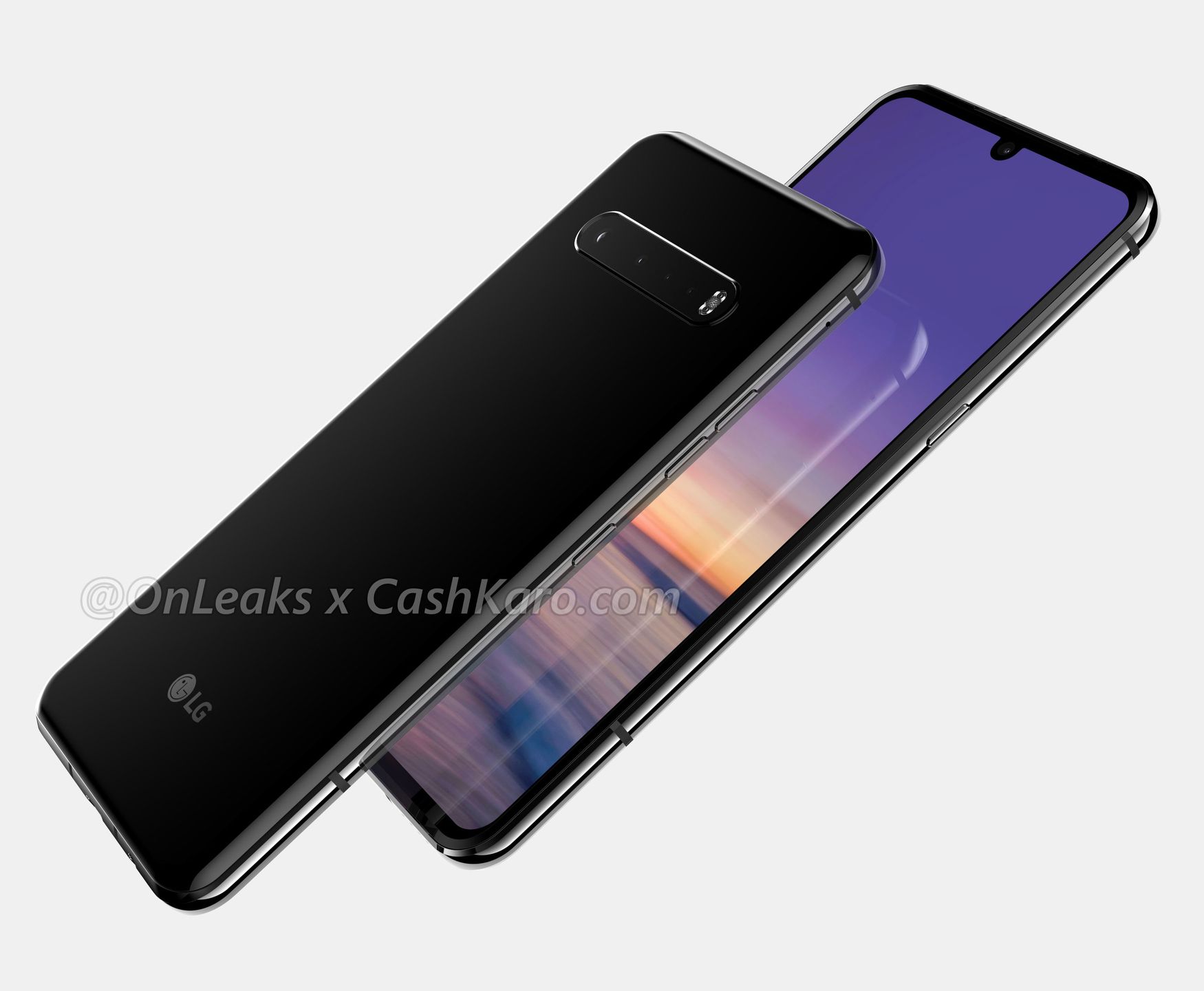 LG G9 ThinQ na pierwszej wizualizacji. Na wielkie zmiany raczej nie ma ...