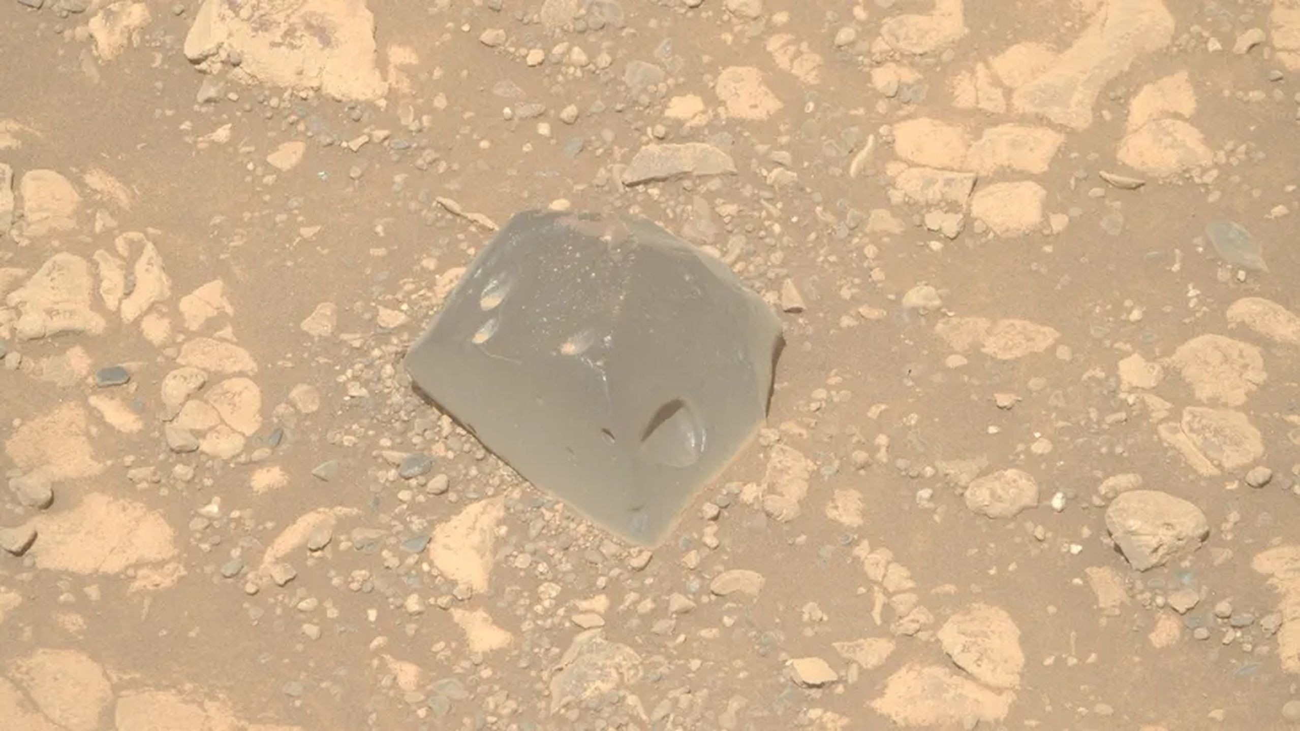 NASA rover discovers eerie 'skull' rock on Mars