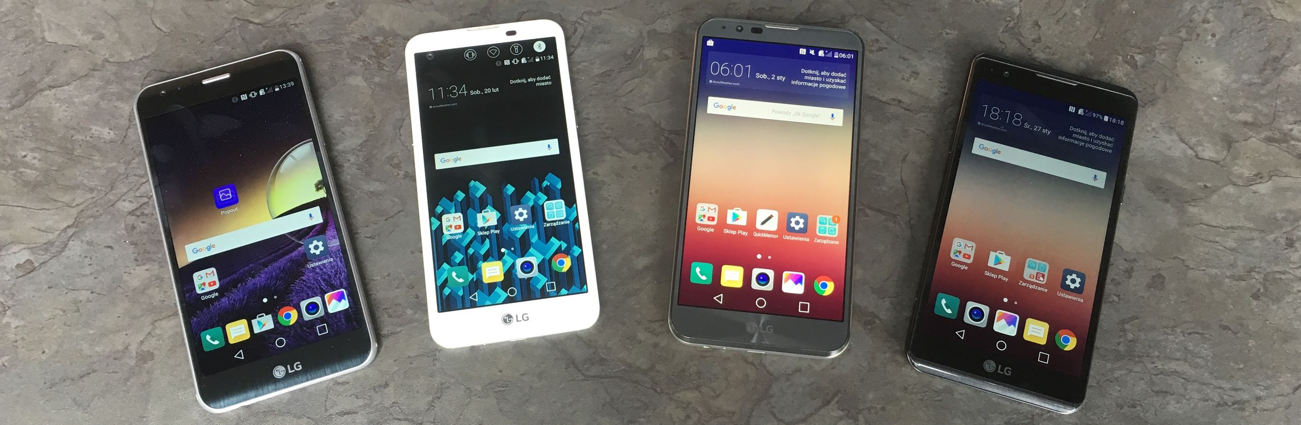 LG X w naszych rękach. Oto LG X power, X mach, X cam oraz X screen