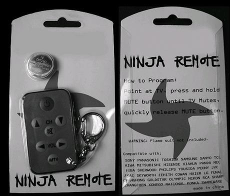 Ninja Remote zmienia kanały TV z ukrycia