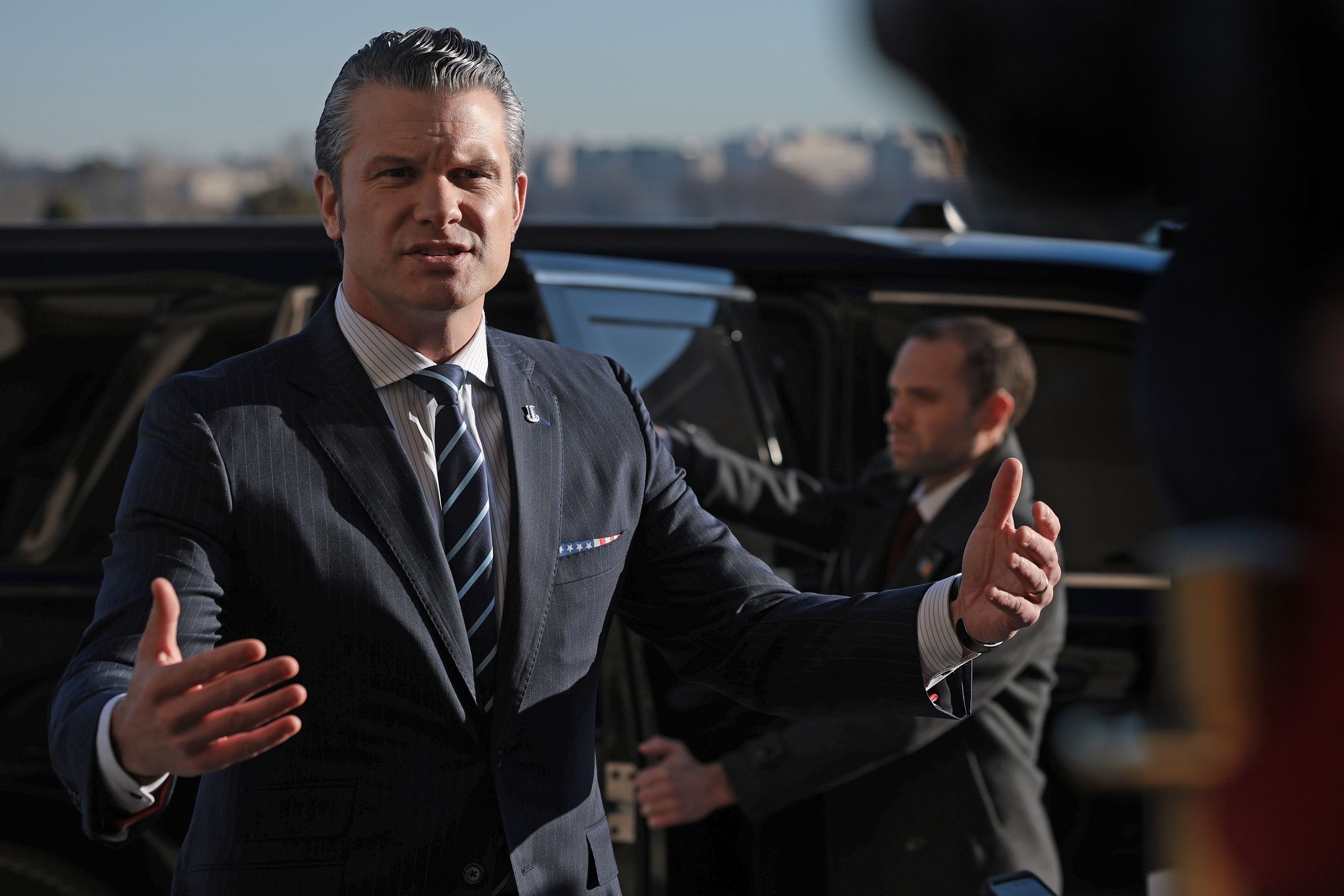 Trump's new defense secretary Pete Hegseth heads to Europe