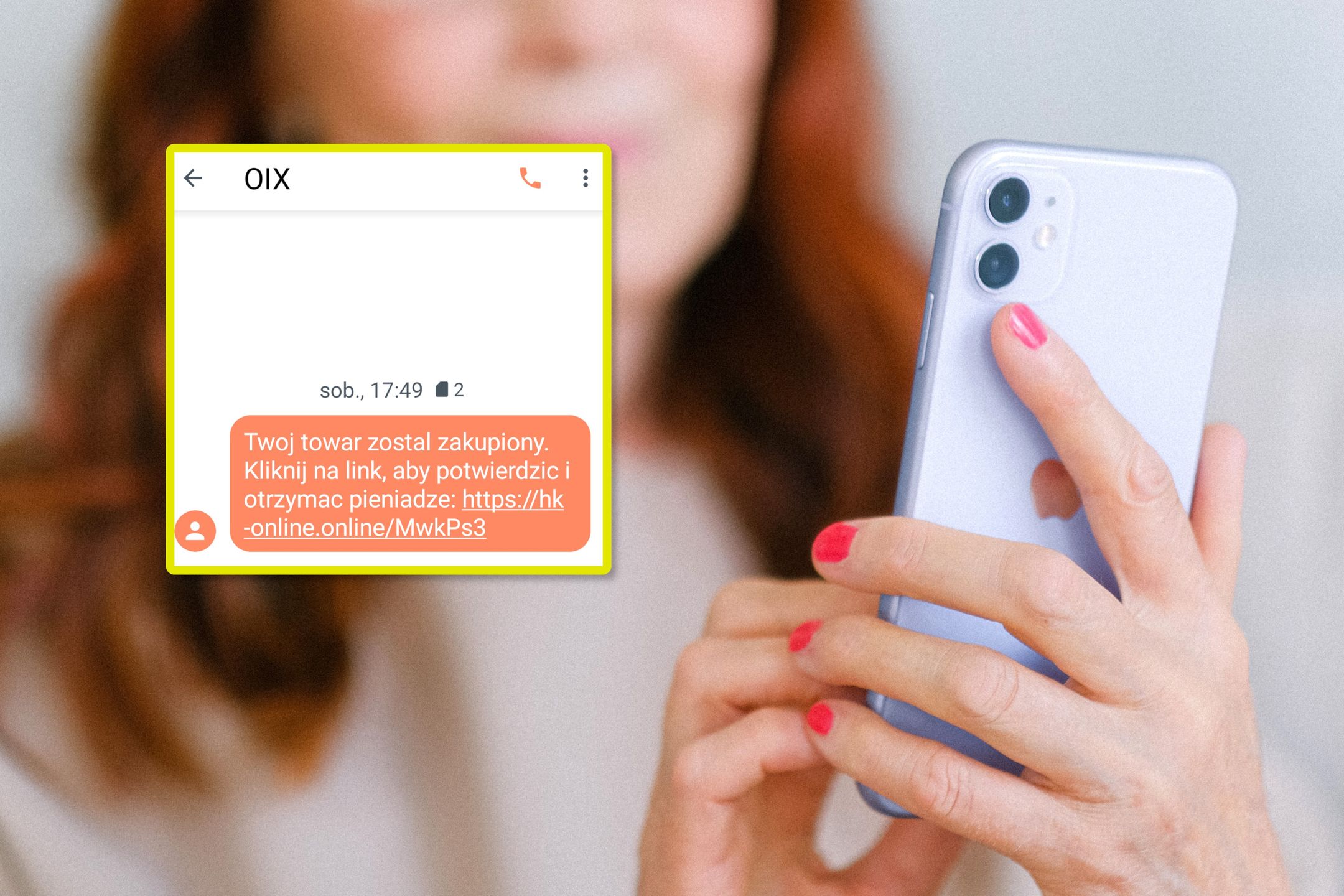 SMS od "OIX". Najlepiej od razu usuń