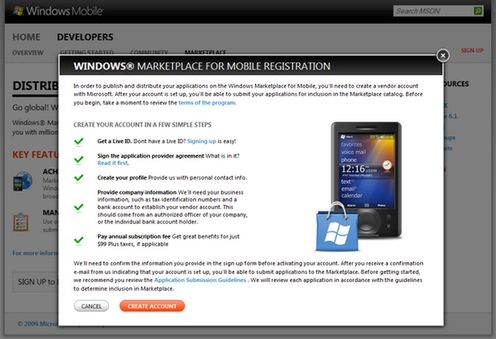 Windows Marketplace for Mobile