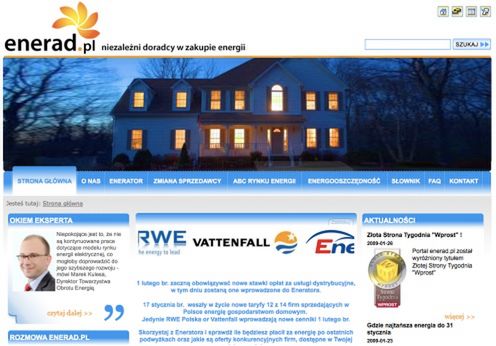 Enerad.pl pomoże Ci obniżyć rachunki za energię