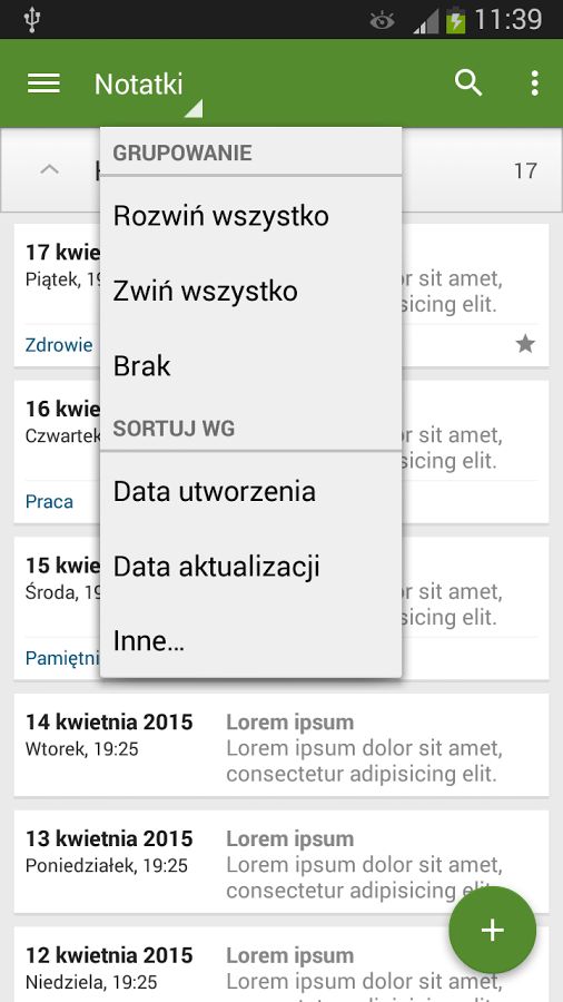 Moje Notatki - Notatnik (Android) - dobreprogramy