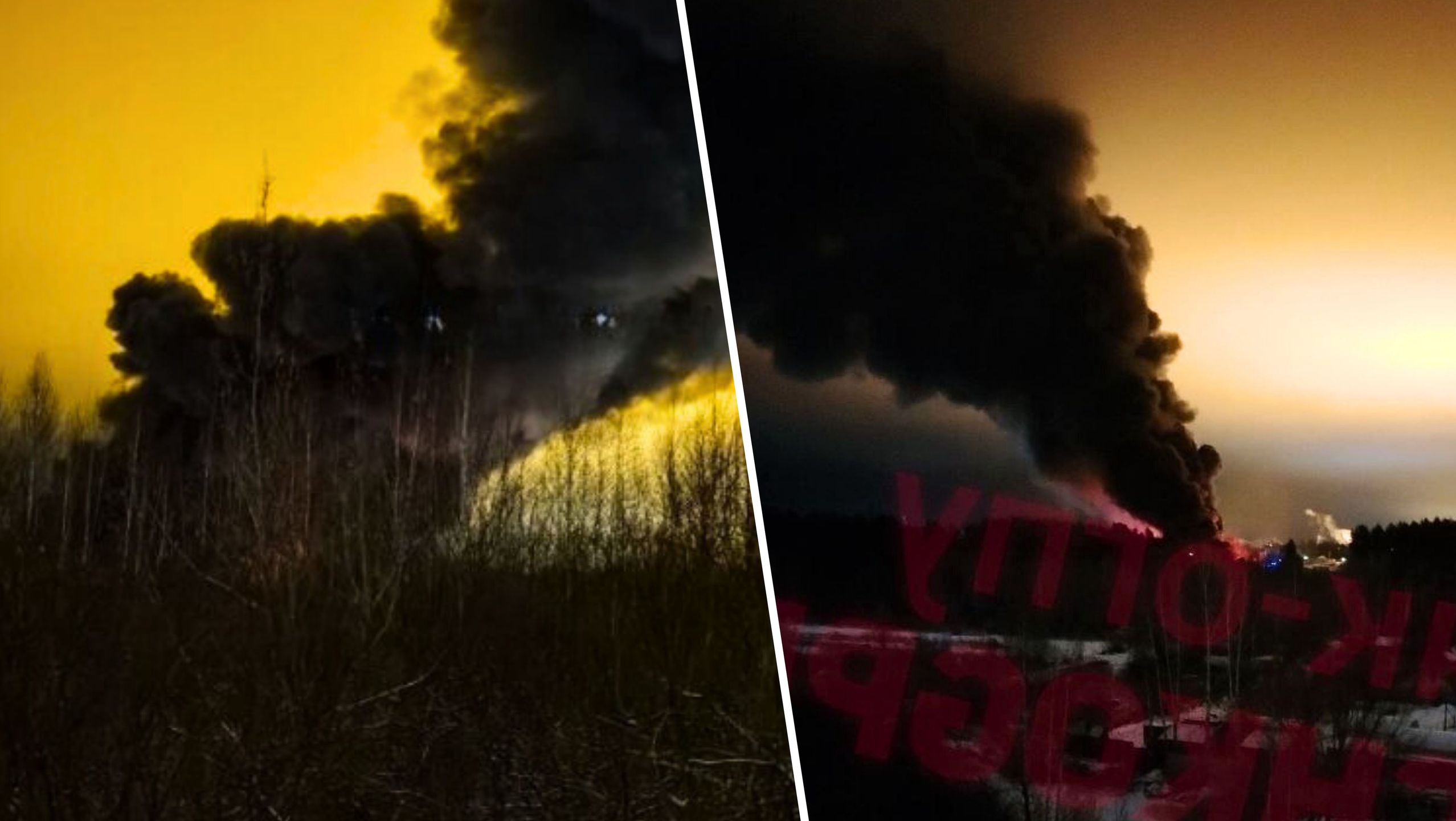 Massive fire engulfs warehouse in Nizhny Novgorod