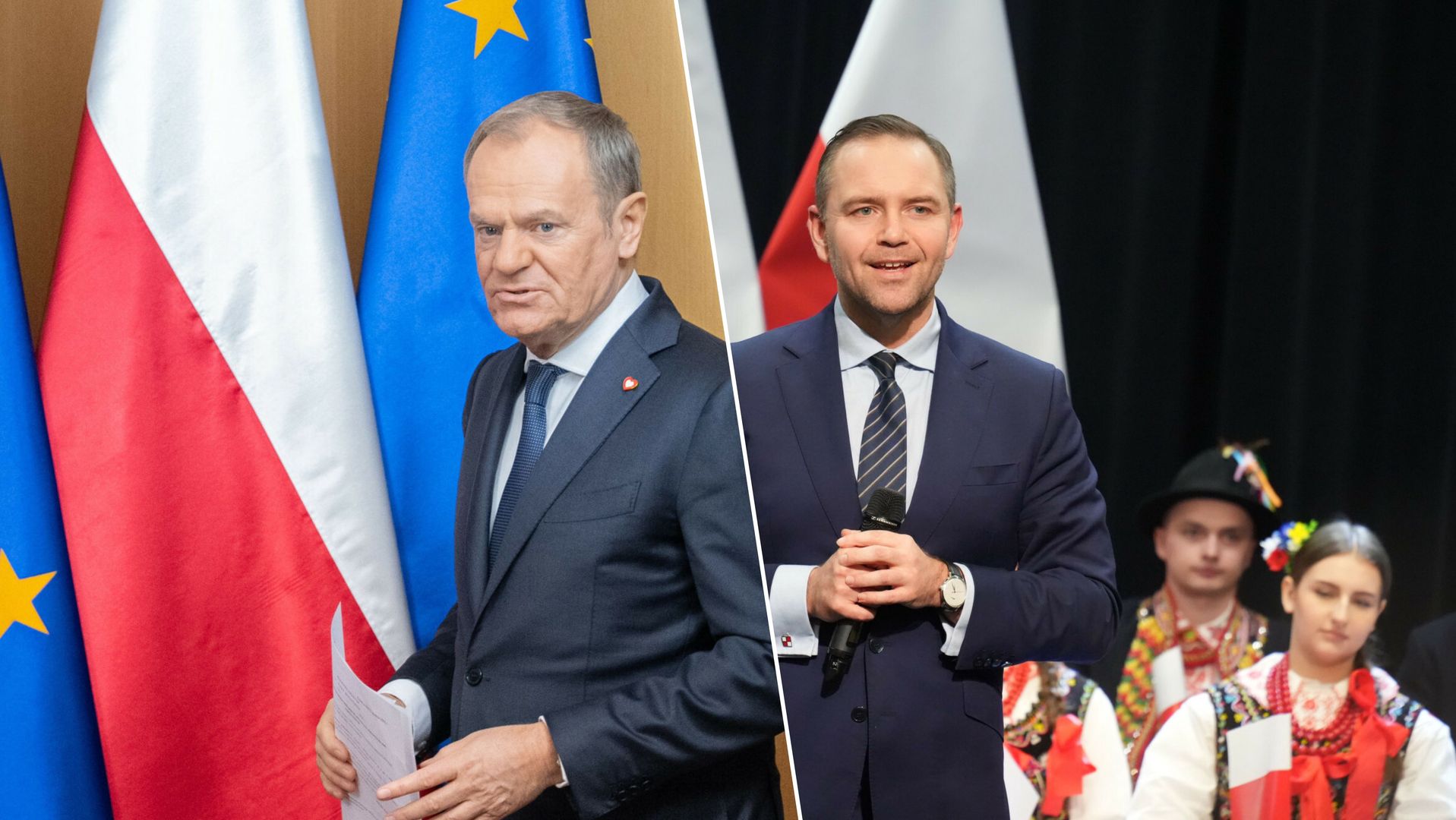 Nawrocki ostro o Tusku. Nawrocki ostro o Tusku.