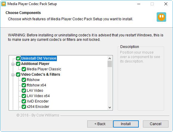 Media Player Codec Pack 4.6.1 - dobreprogramy