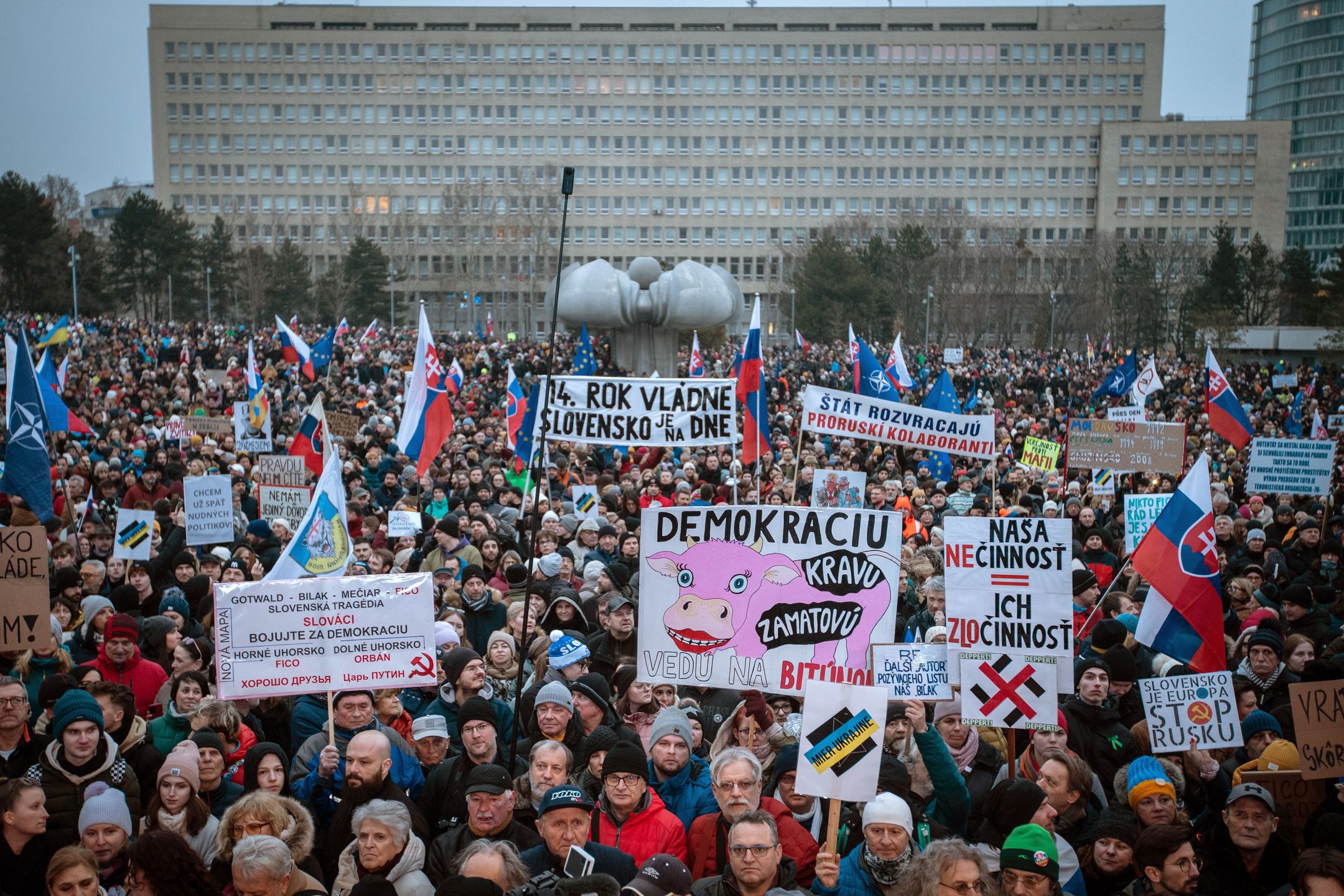 Slovakia erupts: Mass protests demand Fico's resignation