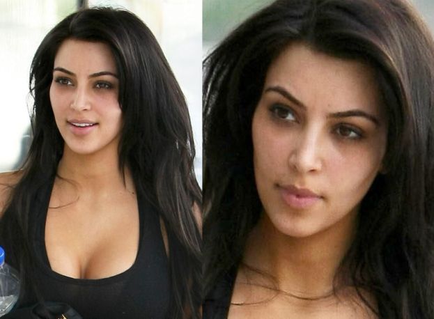 Kim Kardashian bez makijażu! - PUDELEK Kim Kardashian bez makijażu! - PUDELEK