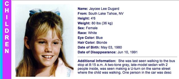 Porwanie Jaycee Lee Dugard. Żyła w niewoli 18 lat - o2 - Serce Internetu