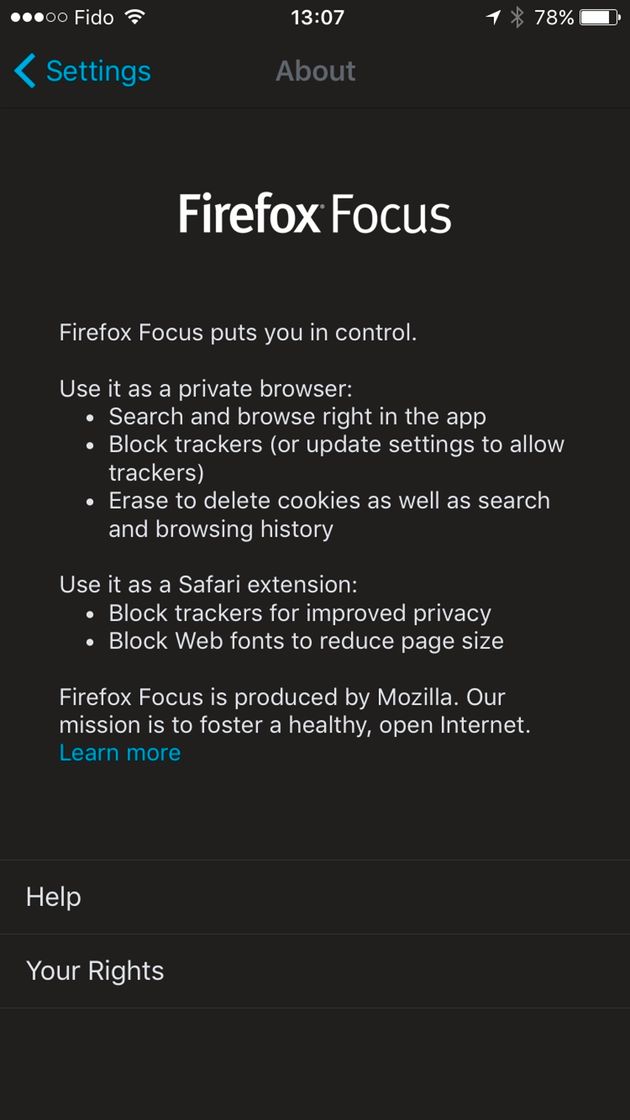 Firefox Focus: The privacy browser 139.0 (iOS) - dobreprogramy