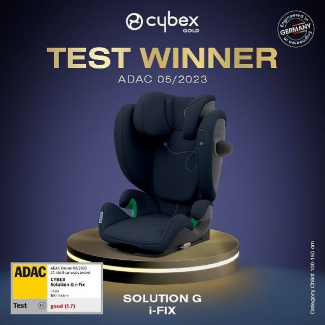 Zwycięzca testu ADAC i Stiftung Warentest Cybex Solution G i-Fix | WP ...