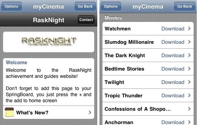 myCinema - kino w iPhonie