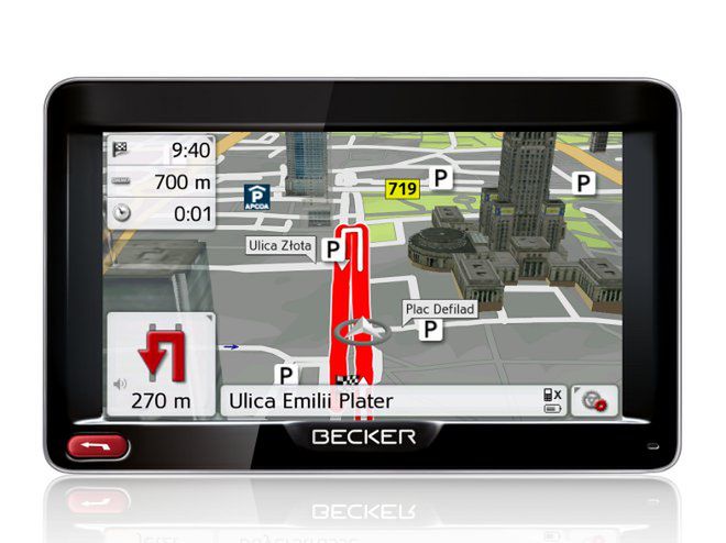 Becker Professional 50: dożywotnia aktualizacja map
