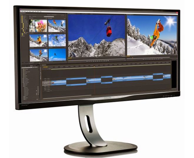 Ogromny, 34-calowy monitor panoramiczny od Philipsa