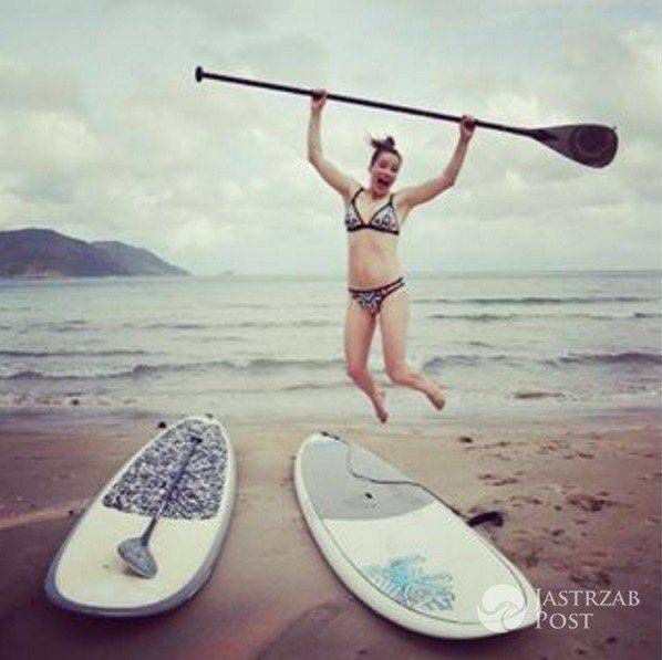 Anna Dereszowska pozuje w bikini w Wietnamie Anna Dereszowska pozuje w bikini w Wietnamie