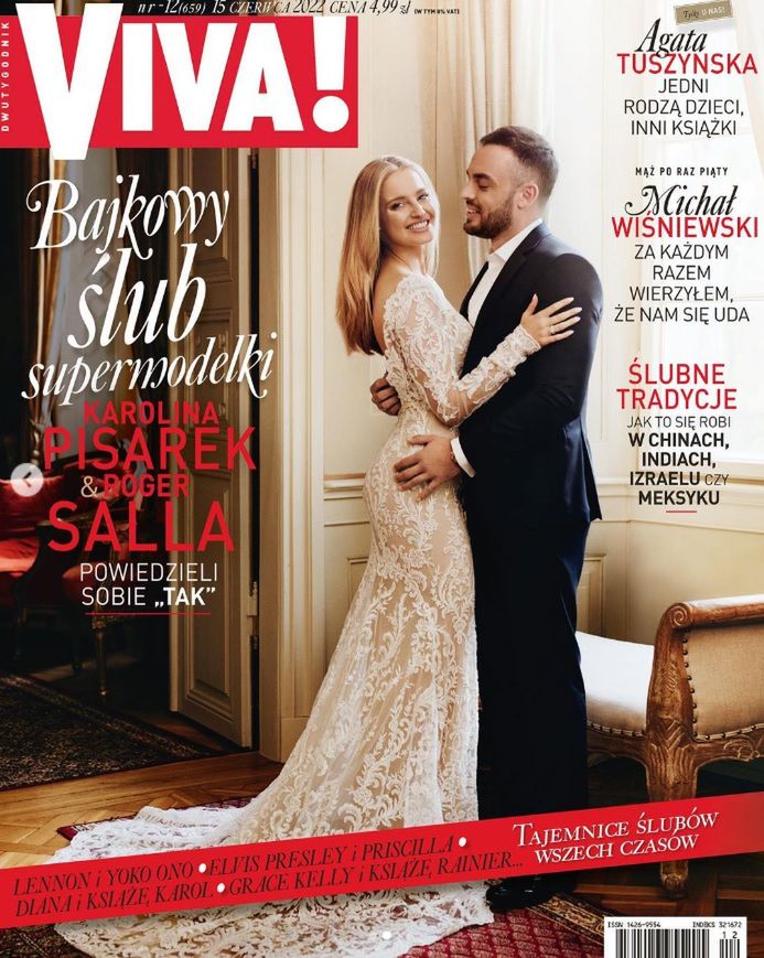 Karolina Pisarek i Roger Salla na ślubnej okładce Vivy! Karolina Pisarek i Roger Salla na ślubnej okładce Vivy!