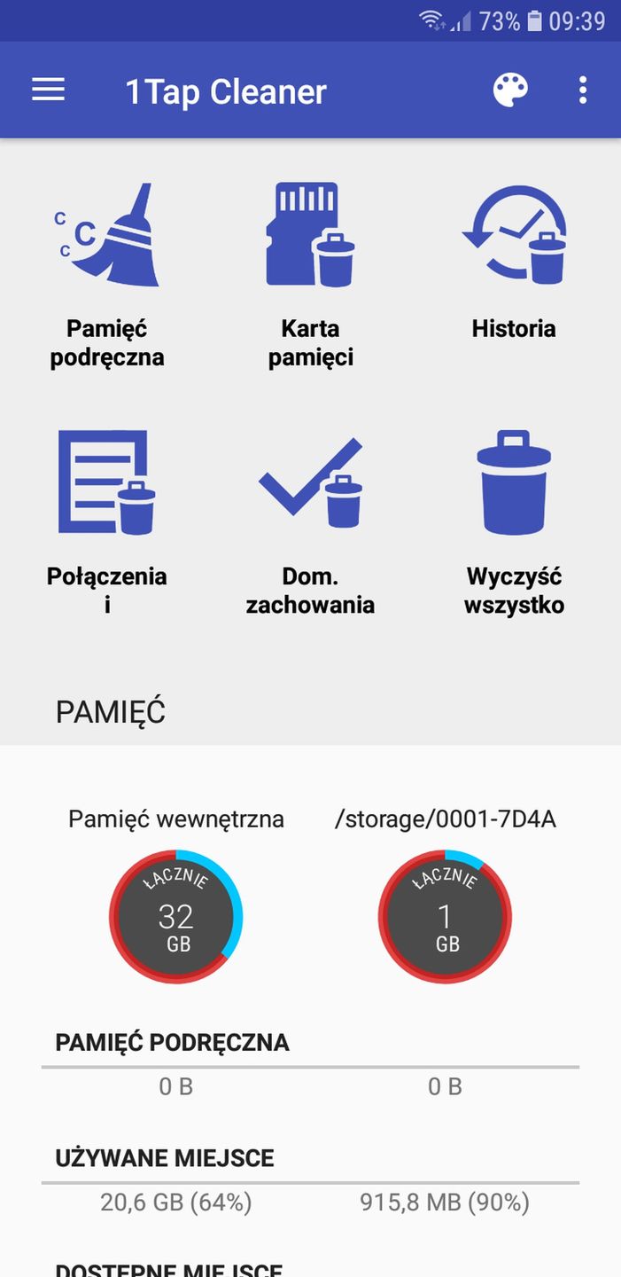 1Tap Cleaner 4.84 (Android) - dobreprogramy