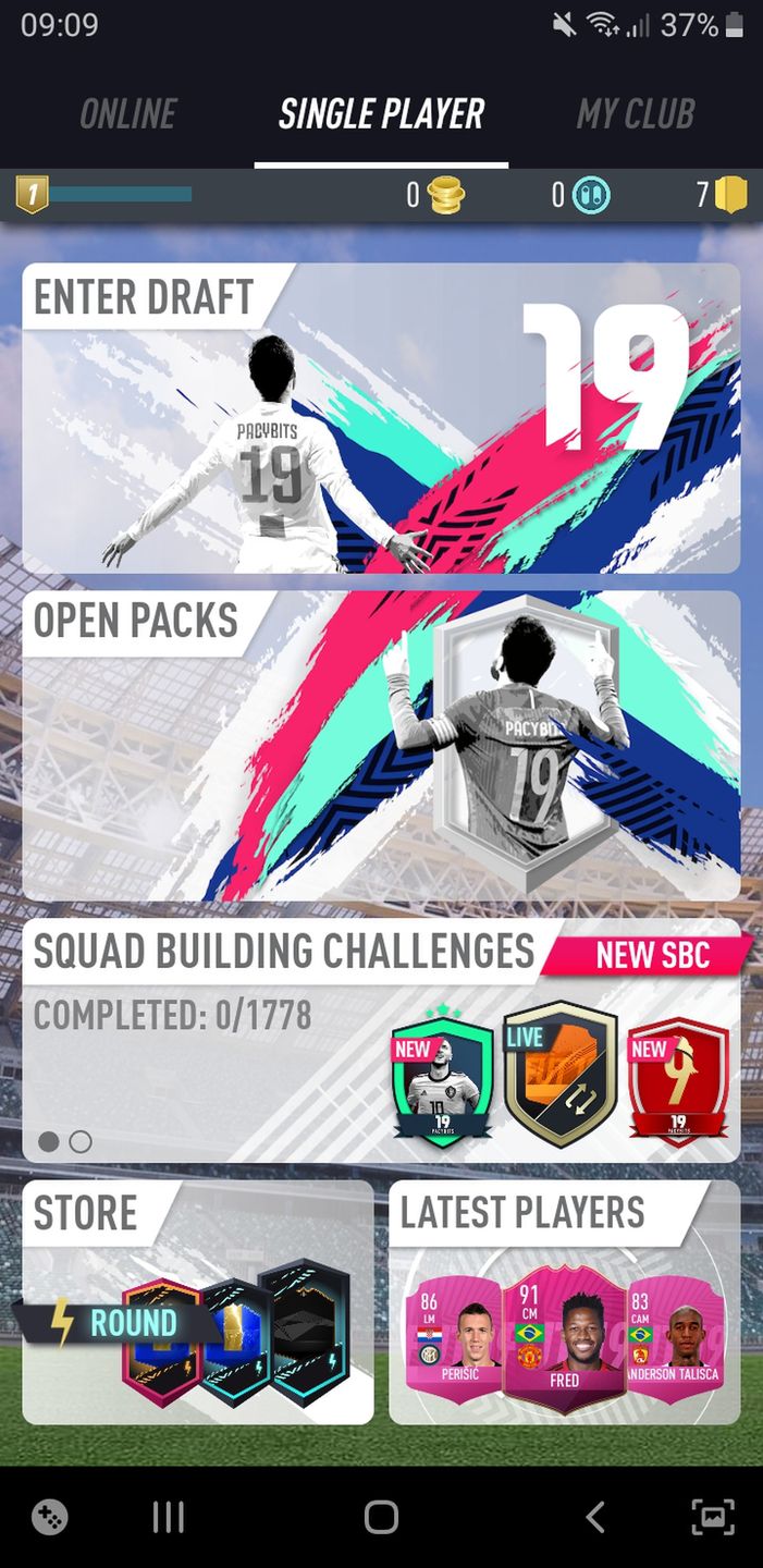 PACYBITS FUT 19 1.7.6 (Android) - dobreprogramy