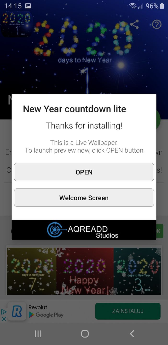 Odliczanie do Nowego Roku 2020 8.2.1 (Android) - dobreprogramy