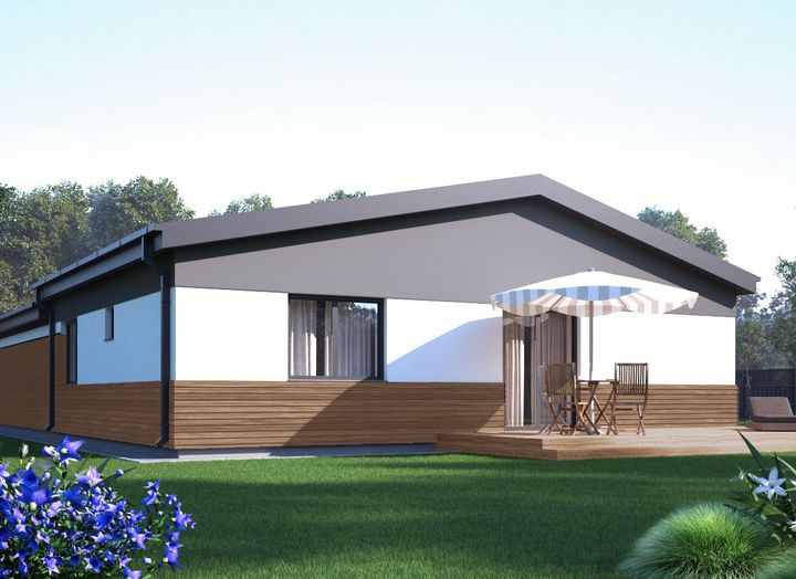 Projekt domu uA173 88,49 m² - koszt budowy - EXTRADOM