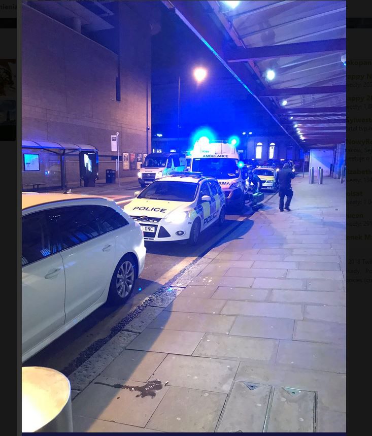 Atak nożownika na dworcu w Manchesterze. Są ranni