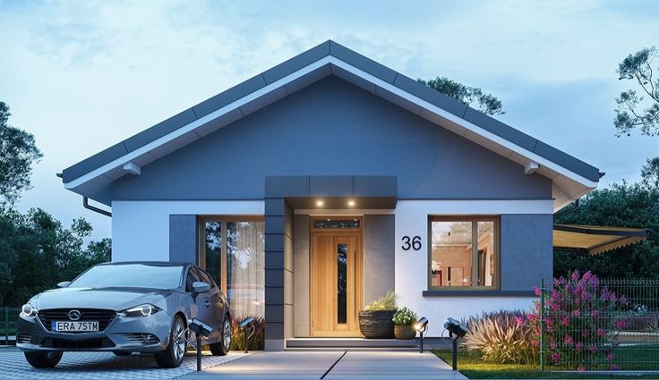 Projekt domu Dom na przytulnej 93 m² - EXTRADOM