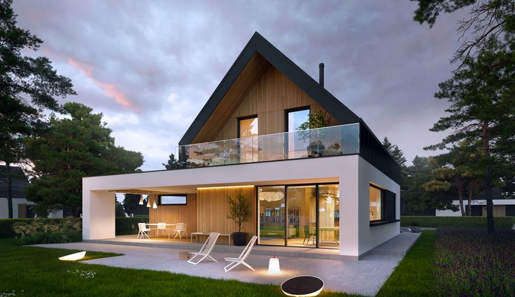 Projekt domu D21-11A G2 104,42 m² - EXTRADOM