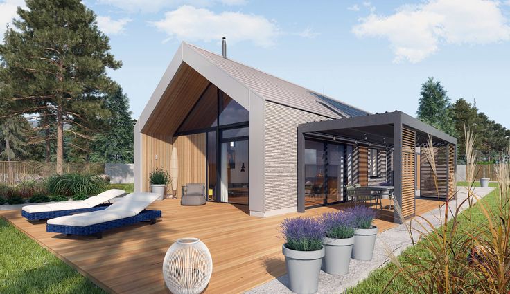 Projekt domu D21-2C 123,95 m² - EXTRADOM