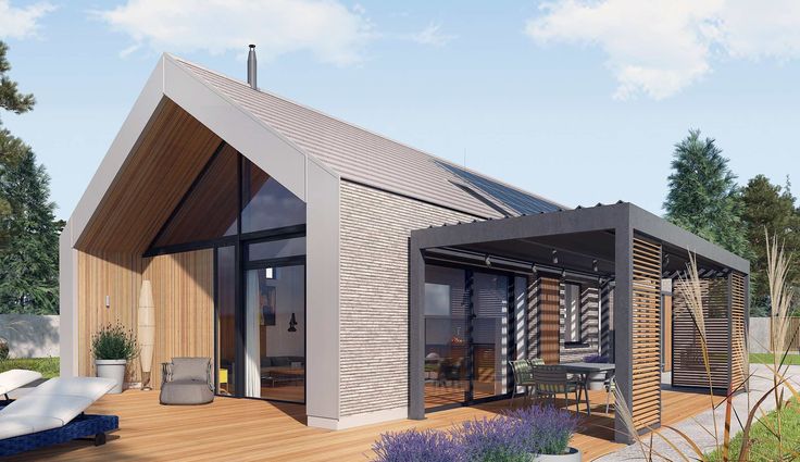 Projekt domu D21-2C 123,95 m² - EXTRADOM