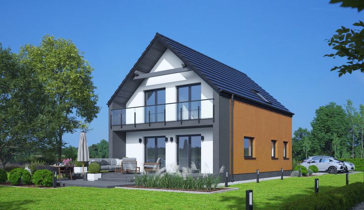 Projekt domu Trzebowice a3 pcr 107,03 m² - EXTRADOM