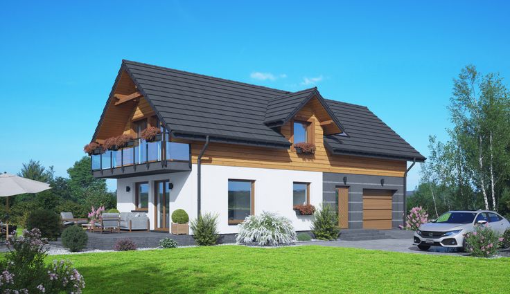 Projekt domu Osieczno ag m 118,46 m² - EXTRADOM