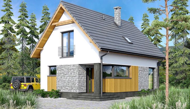 Projekt domu Carino modern 69,98 m² - EXTRADOM